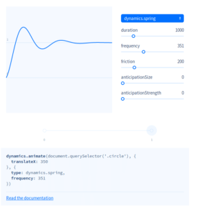 Créez une animation SVG avec dynamics.js | Agence 1min30