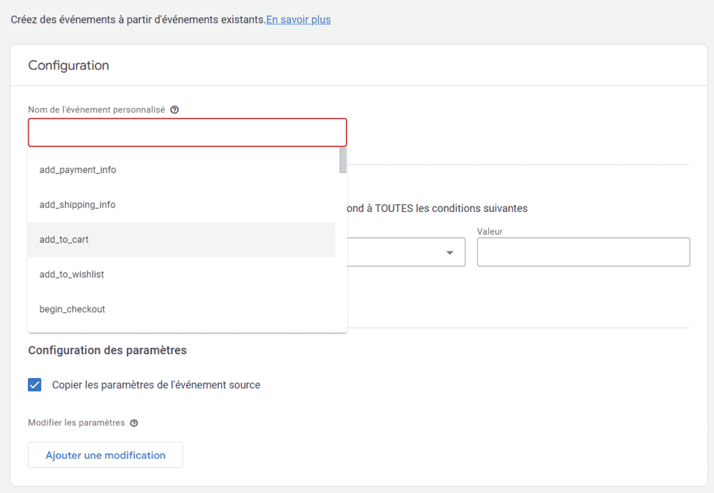 Créer un événement Google Analytics dans Tag Manager & GA4